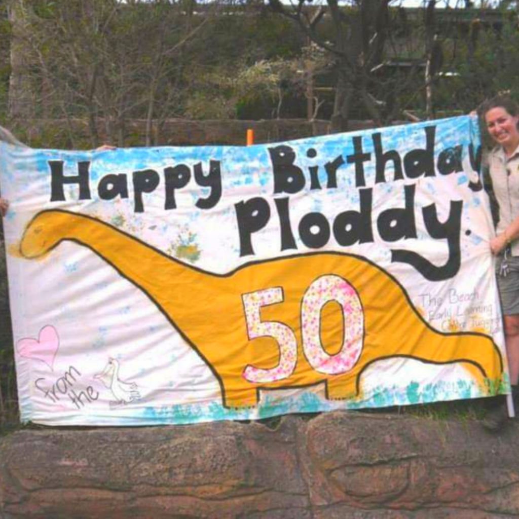 Ploddy the Big Dinosaur, Somersby, NSW - Land of the Bigs