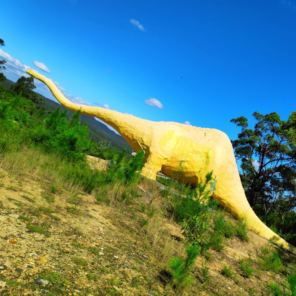 Ploddy the Big Dinosaur, Somersby, NSW - Land of the Bigs