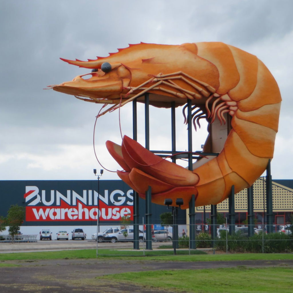 The Big Prawn, Ballina, NSW - Land of the Bigs