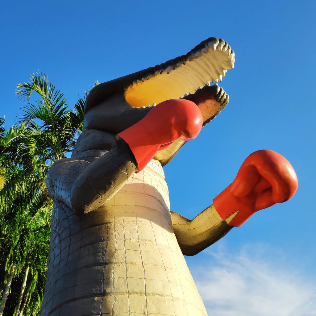 The Big Boxing Crocodile, Humpty Doo, NT - Land of the Bigs