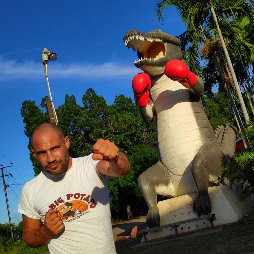 The Big Boxing Crocodile, Humpty Doo, NT - Land of the Bigs