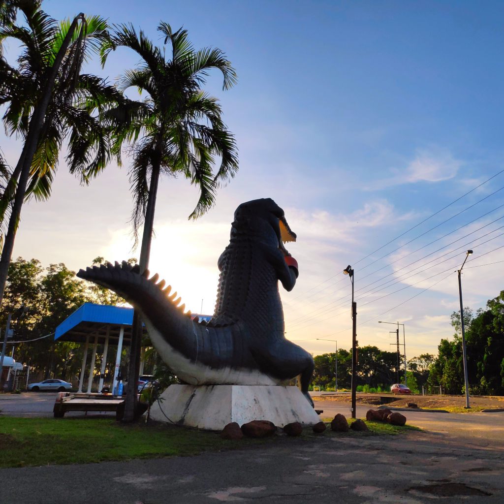 The Big Boxing Crocodile, Humpty Doo, NT - Land of the Bigs