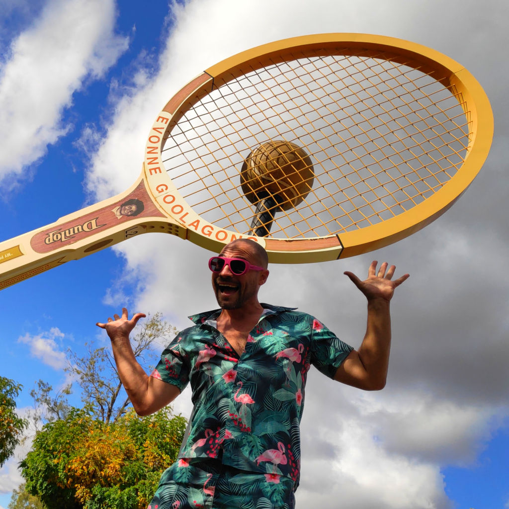 The Big Tennis Racquet, Barellan, NSW - Land of the Bigs