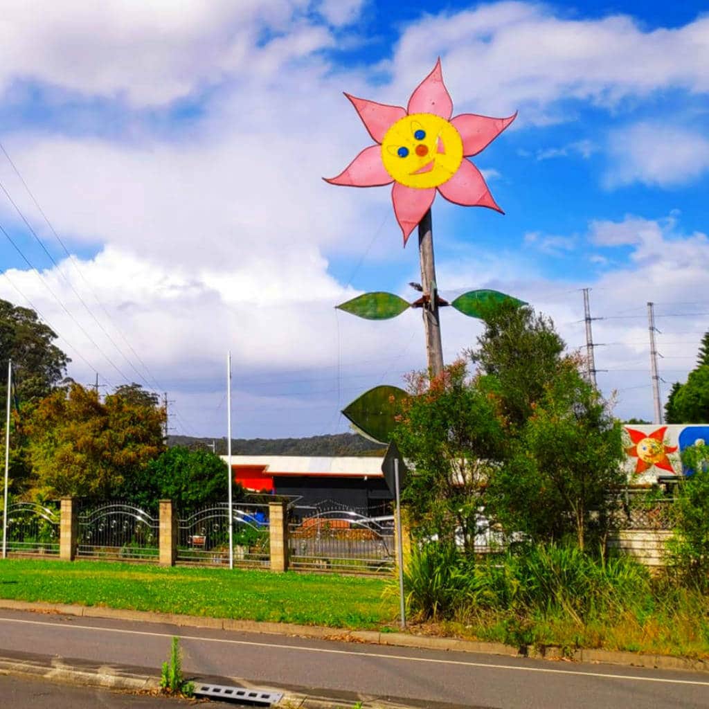 The Big Flower, Ourimbah, NSW - Land of the Bigs