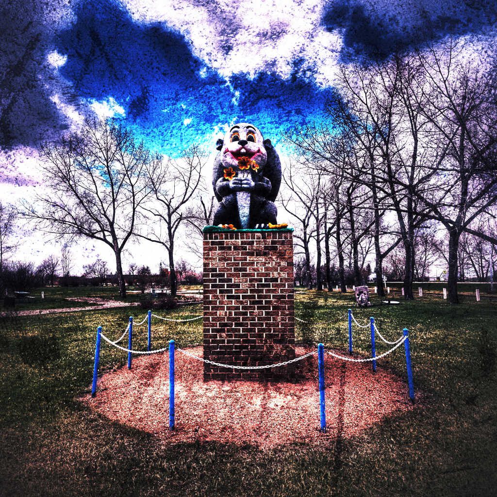 Squirt the Skunk, Beiseker, Alberta - Land of the Bigs