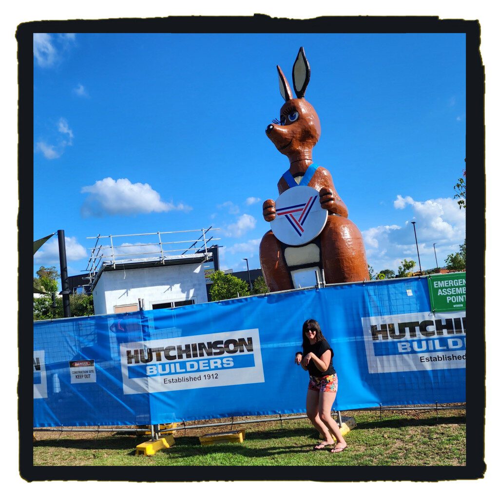 Matilda the Kangaroo, Traveston, QLD - Land of the Bigs