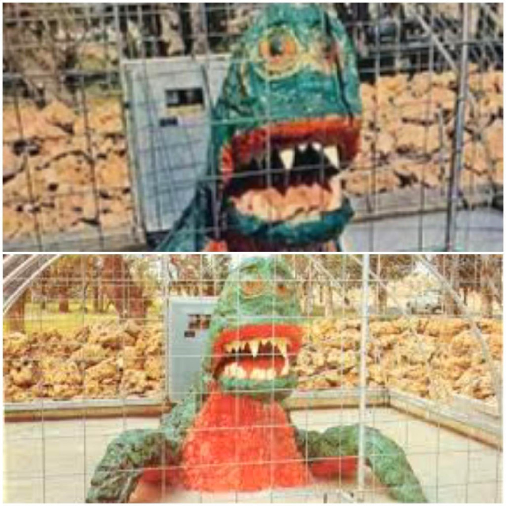 Bertha the Bunyip, Murray Bridge, SA - Land of the Bigs