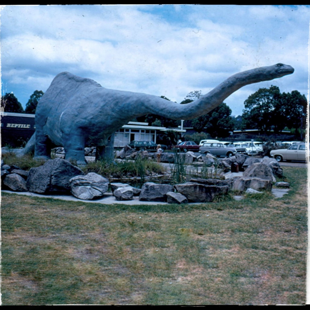 Ploddy the Big Dinosaur, Somersby, NSW - Land of the Bigs
