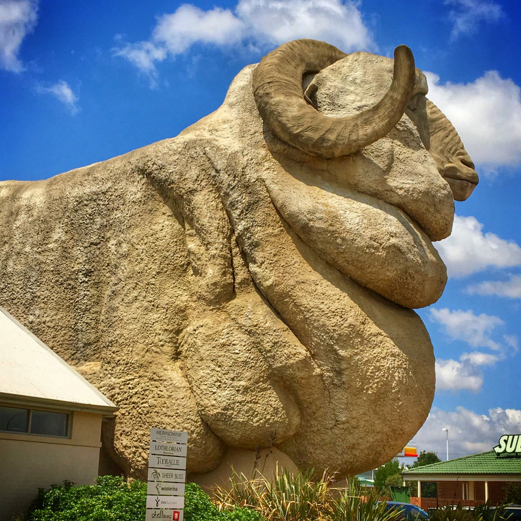 The Big Merino, Goulburn, NSW - Land of the Bigs