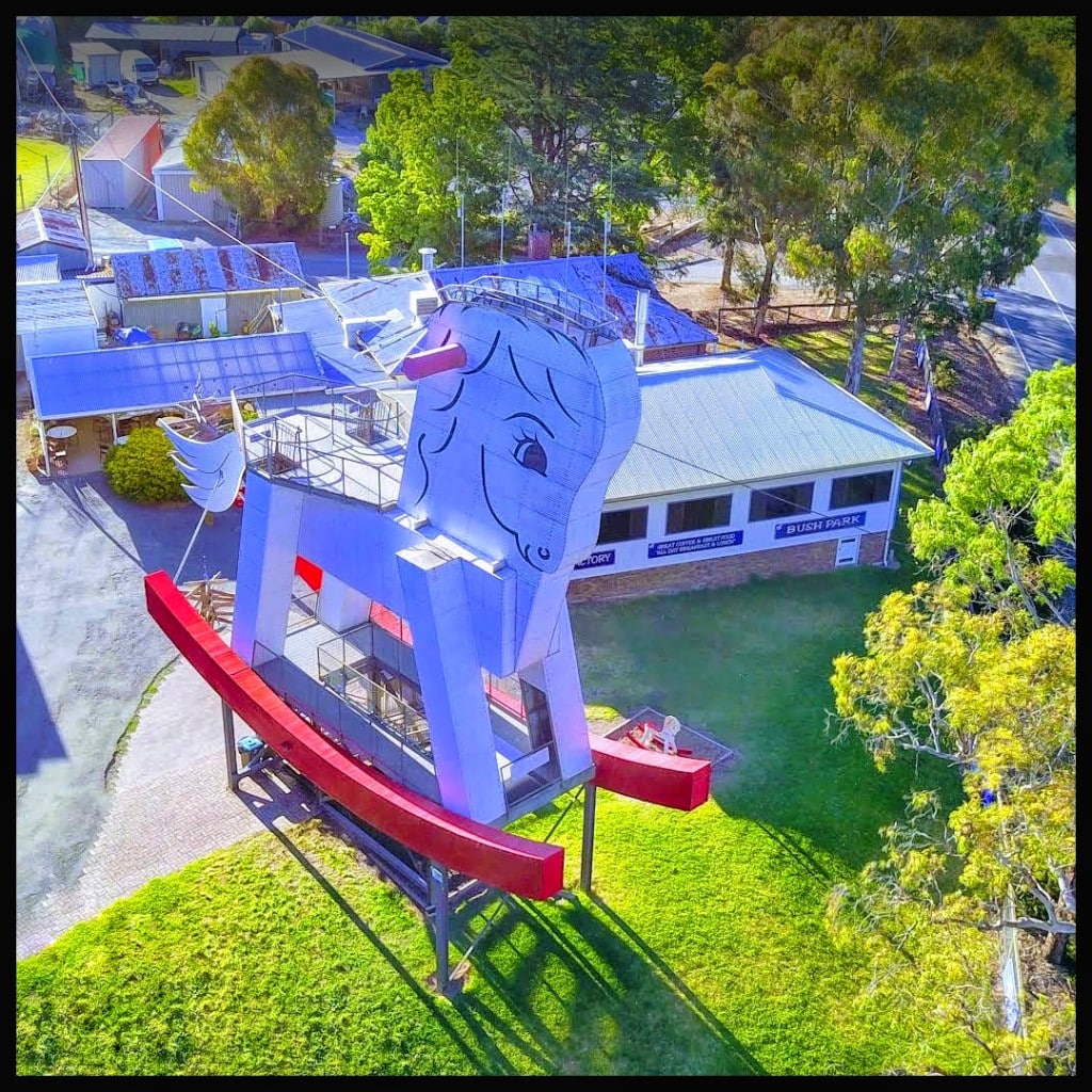 The Big Rocking Horse, Gumeracha, SA - Land of the Bigs