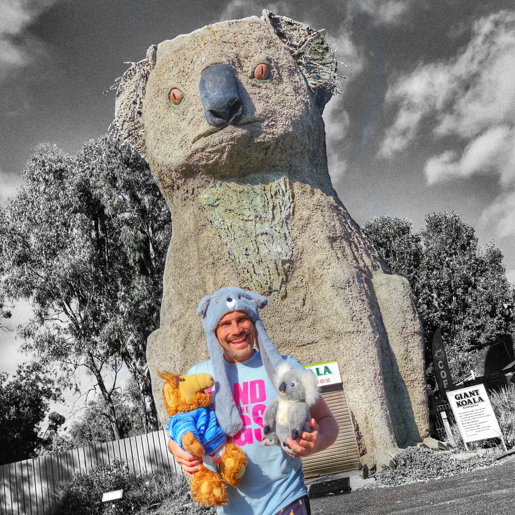 The Giant Koala, Dadswells Bridge, VIC - Land of the Bigs