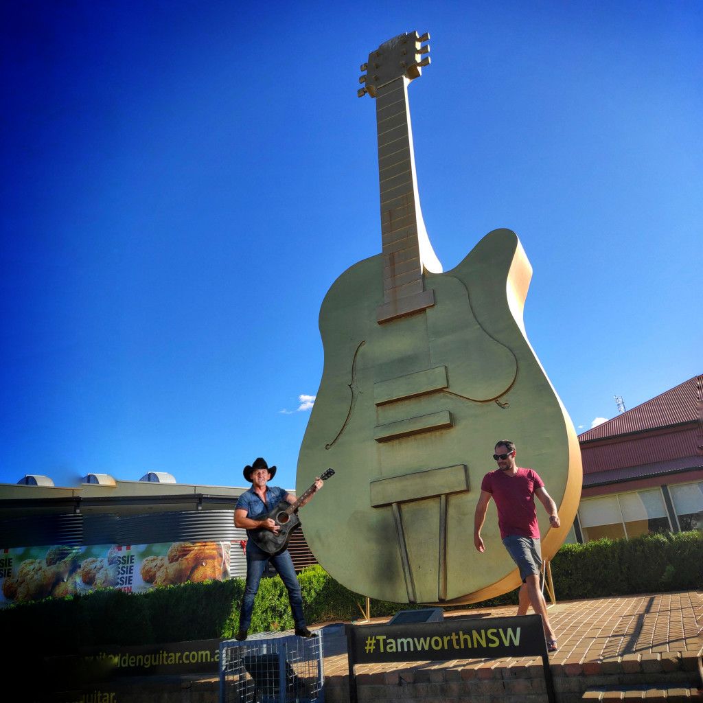 The Big Golden Guitar, Tamworth, NSW - Land of the Bigs
