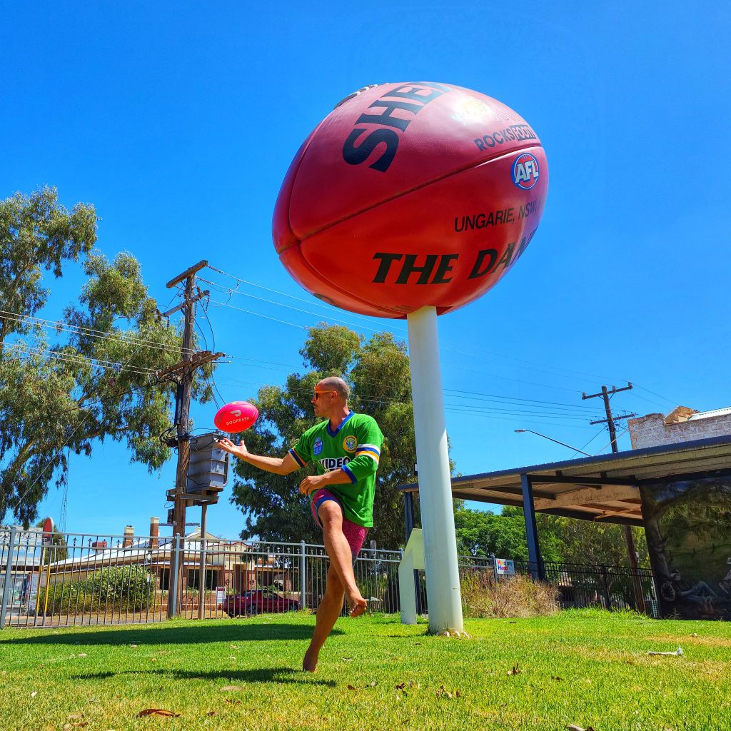 The Big Footy, Ungarie, NSW - Land of the Bigs