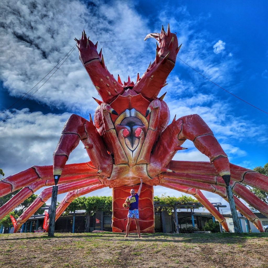 Larry the Lobster, Kingston SE, SA - Land of the Bigs