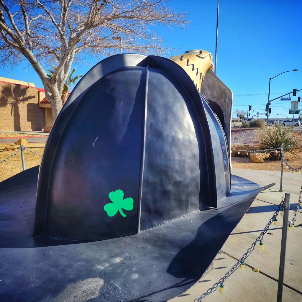 The World’s Largest Fire Helmet, Barstow, California