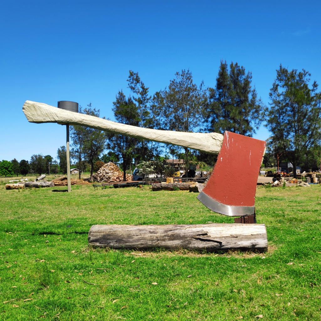 The Big Axe, Box Hill, NSW - Land of the Bigs
